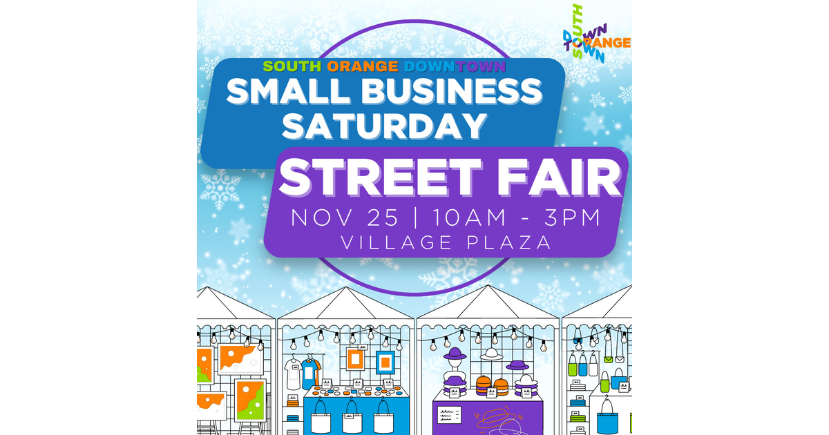 South Orange Downtown Celebrates Small Business Saturday with Vibrant ...