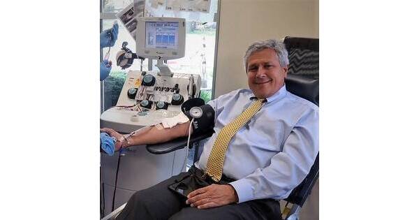 Former State Senator Kip Bateman Honored as Largest Blood Donor at ...