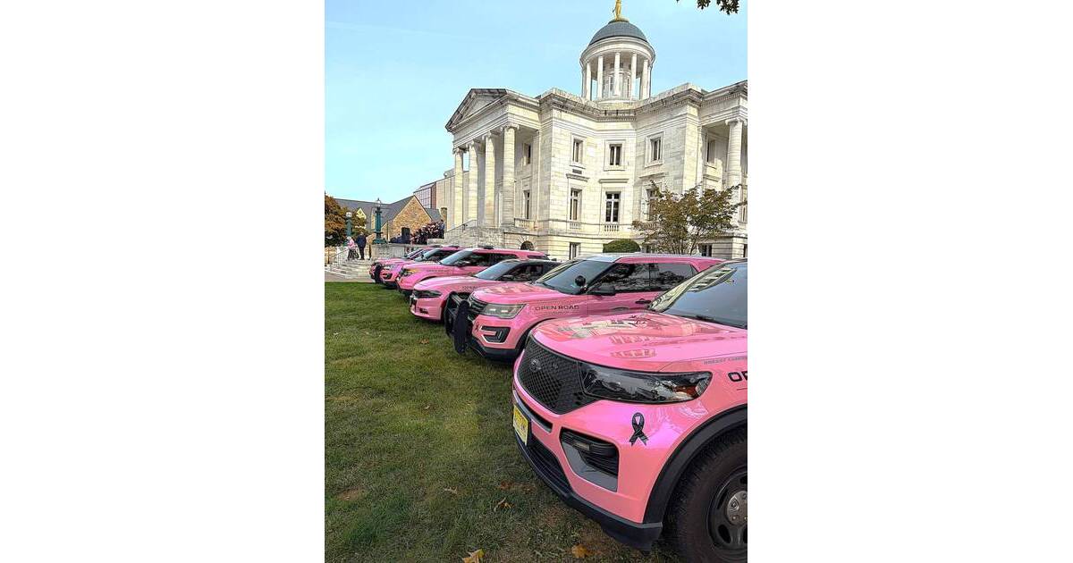 Police Cars Wrapped in Pink Help Somerset County Prosecutor's Office ...
