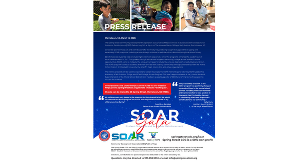 Table of Hope's SOAR Gala on May 9th at Hanover Manor | Parsippany, NJ ...
