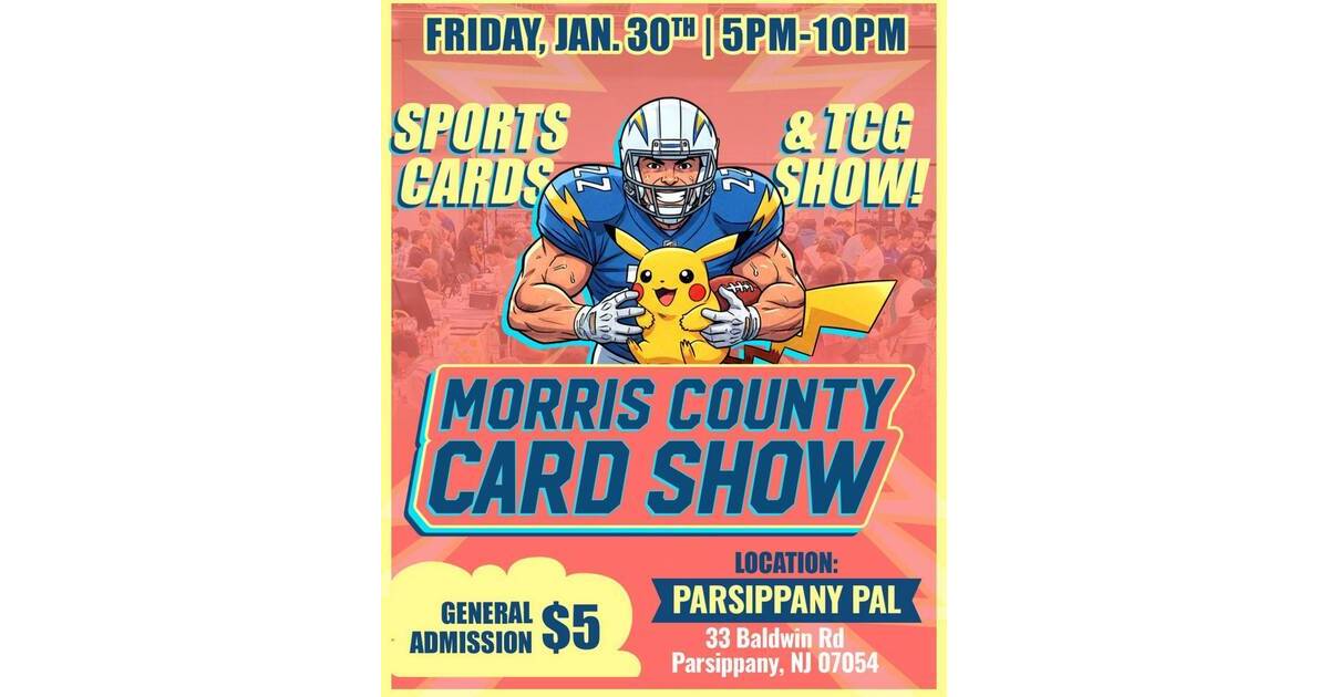 Morris County Card Show is Headed to the Parsippany PAL Next Week ...