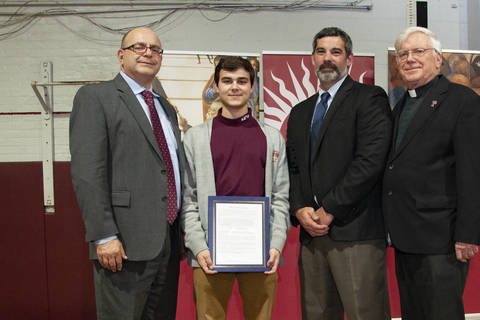 Nutley's Timothy Georgetti wins Spirit Award at Saint Peter's Prep in ...