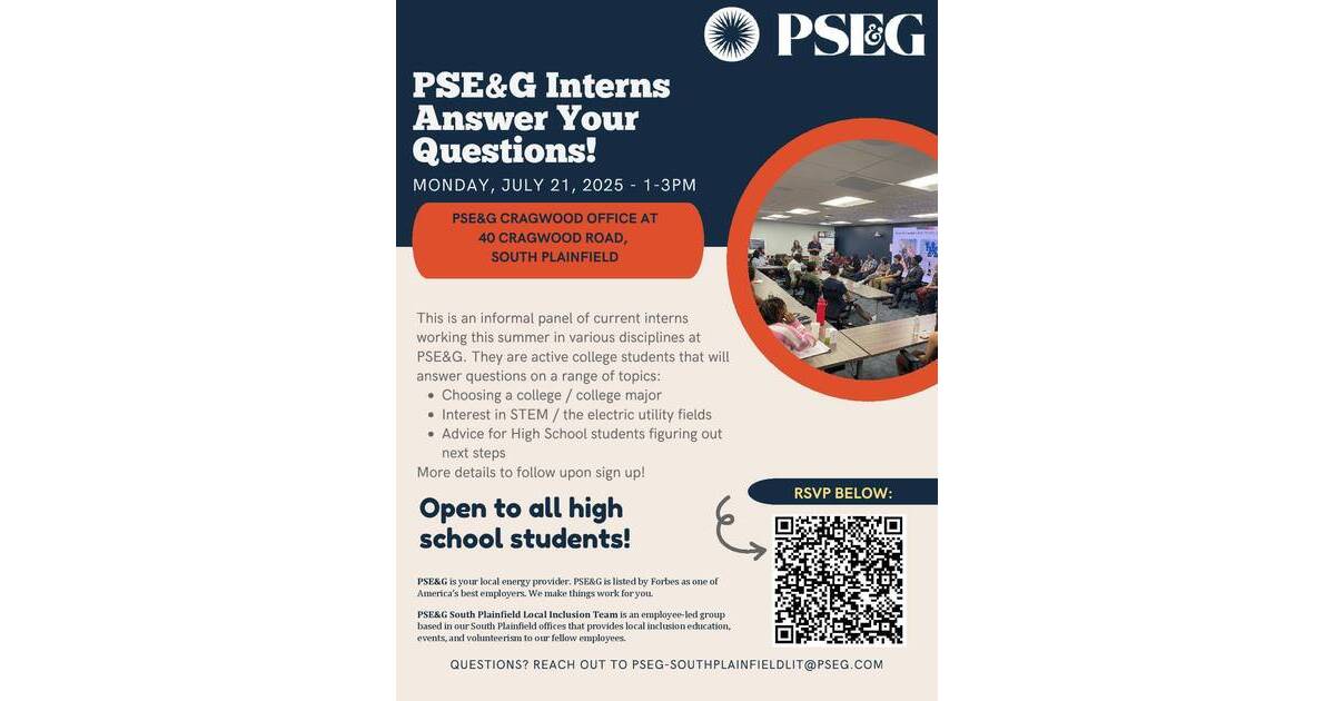 PSE&G to Host College and Career Panel for High School Students at ...