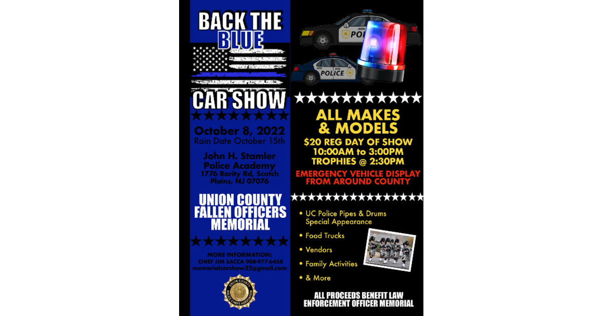 UCPD to Host 'Back the Blue Car Show 'at Stamler Police Academy | Clark ...
