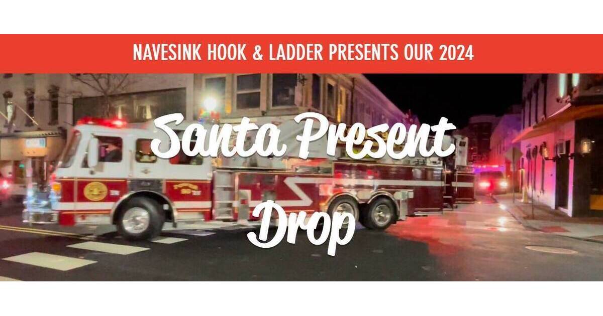 Santa Present Drop at Your House, Courtesy of Local Firefighters | Red ...