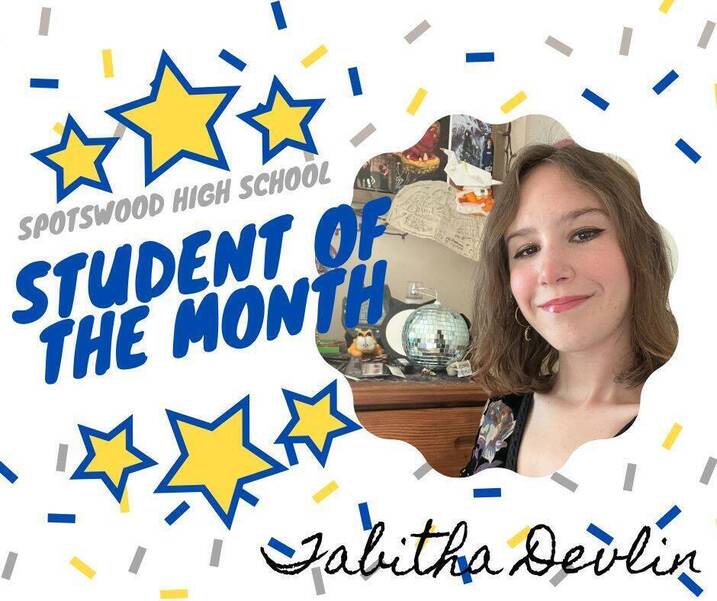 Tabitha Devlin is Spotswood High School's September Student of the ...