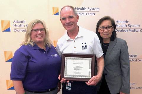 Summit First Aid Squad's Stephen Mortenson Receives Overlook EMS ...