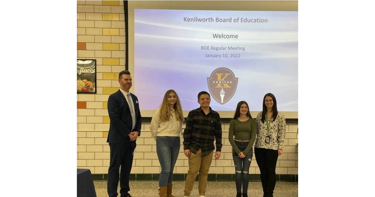 Kenilworth Recap: David Brearley Students of the Month, New Police ...