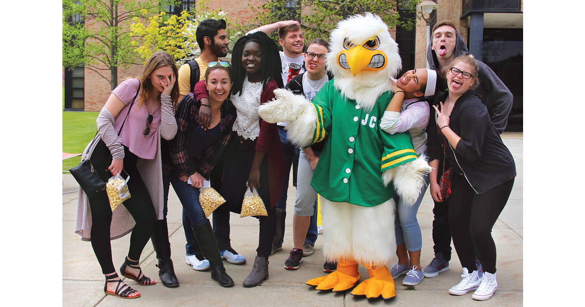 JCC's JJ Jayhawk Eliminated in Mascot Madness | Greater Olean, NY News ...