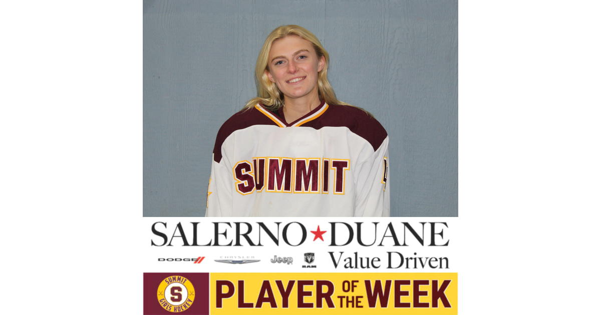 Bridget Grennon Selected as Salerno Duane Summit Girls Ice Hockey ...