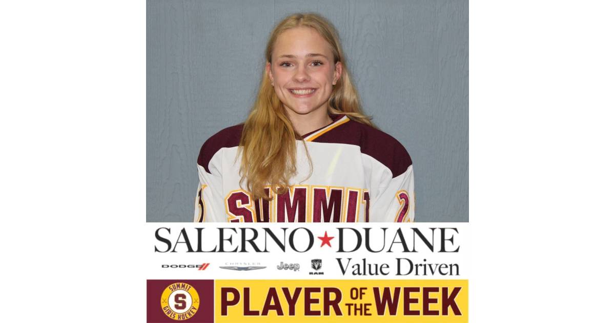Abby Zahn Selected as Salerno Duane Summit Girls Ice Hockey Player of ...