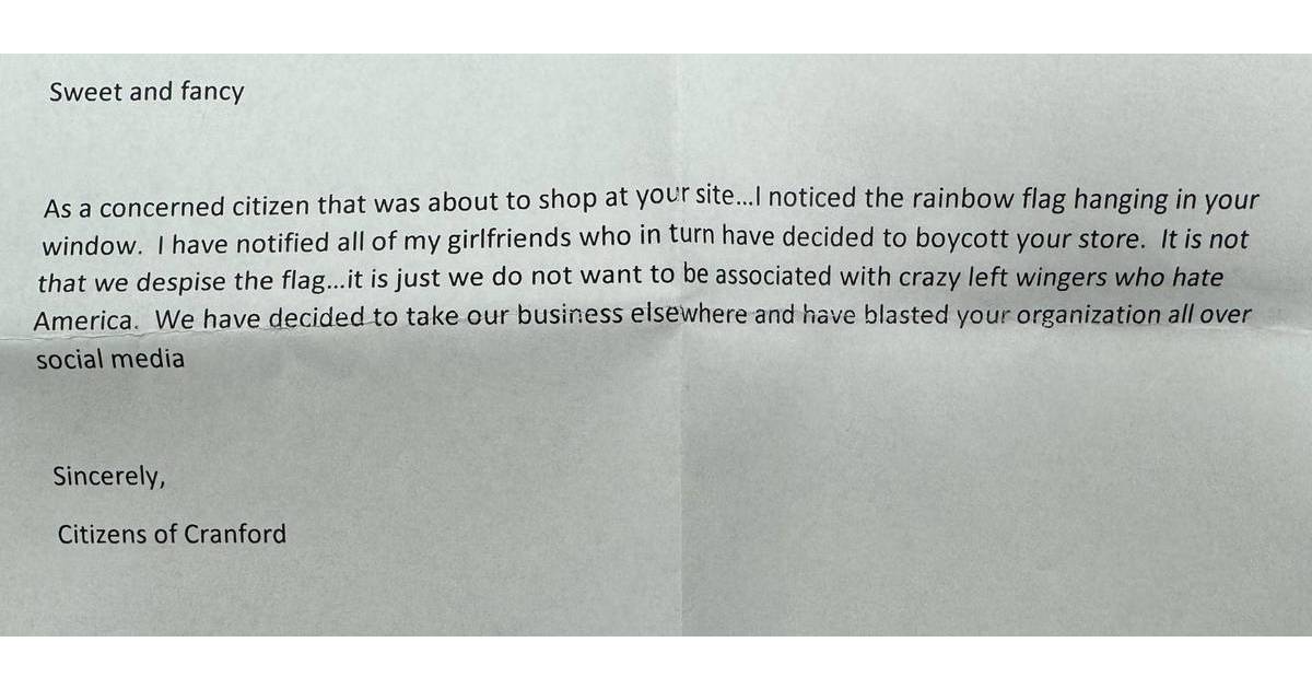 Cranford Business Owner Received Anonymous Threatening Letter ...