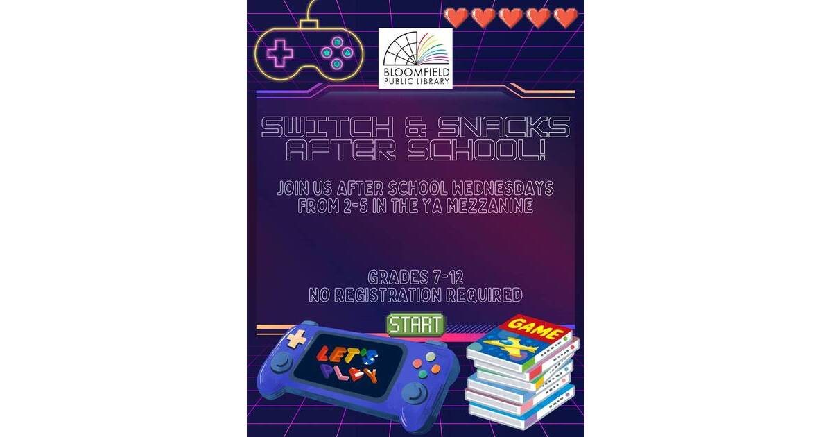 Find Out What's Happening in May at the Bloomfield Public Library ...