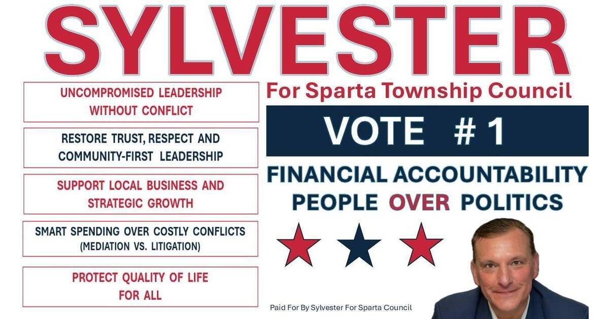 No Slogans. No Handpicked Politics. Just Results | Sparta, NJ News ...
