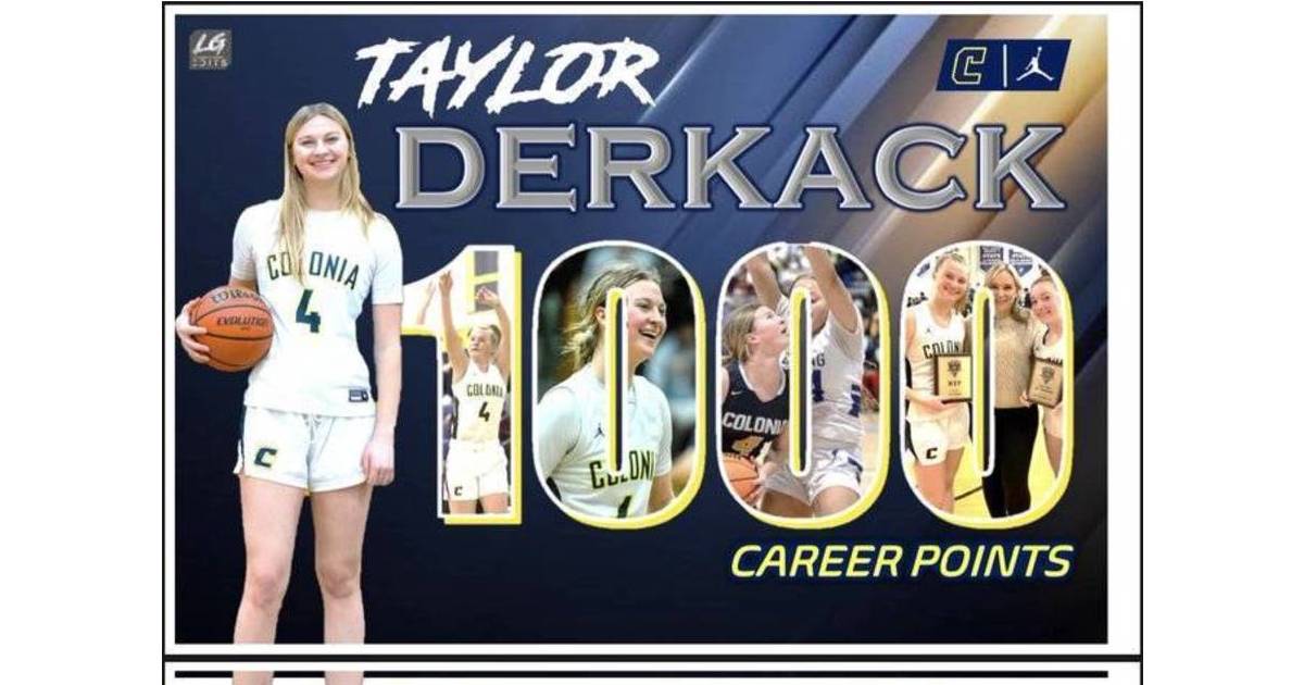 Girls Basketball: Colonia’s Taylor Derkack Surpasses 1,000 Points ...