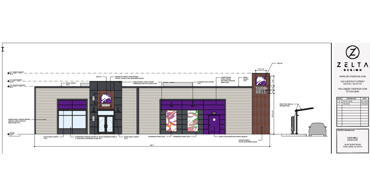 Taco Bell Continues Application Before Fair Lawn Planning Board | Fair ...
