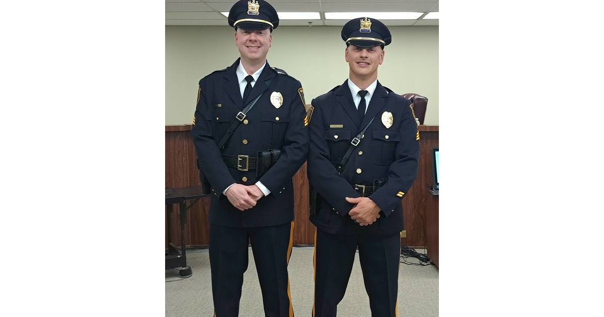West Caldwell Police Department Promotes Daniel Caniano and Brett ...