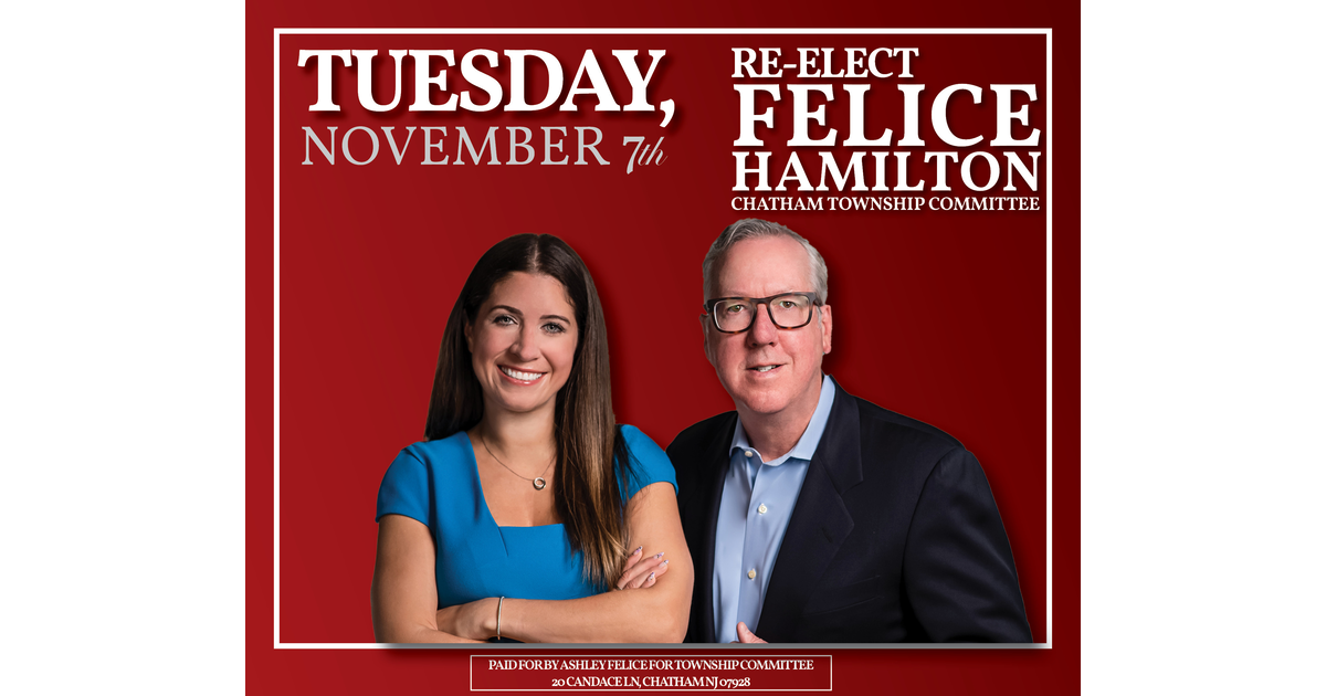 Message from Mayor Felice and Deputy Mayor Hamilton | Chatham, NJ News ...