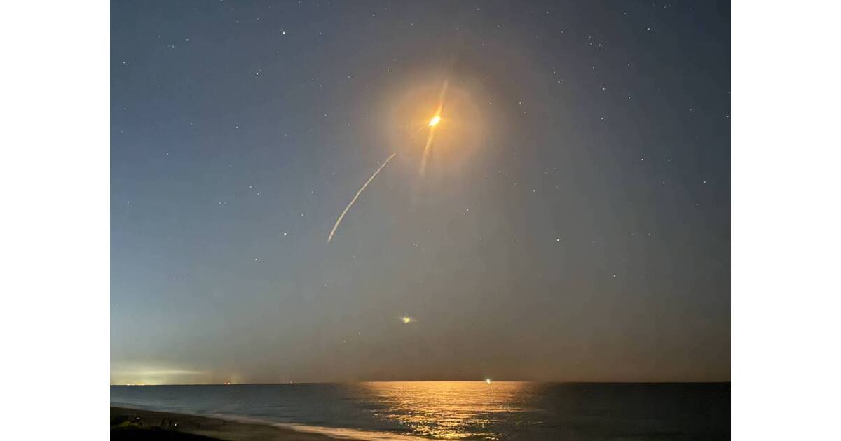 Melbourne Beach Views First Rocket Launch of 2025 | Melbourne/Melbourne ...
