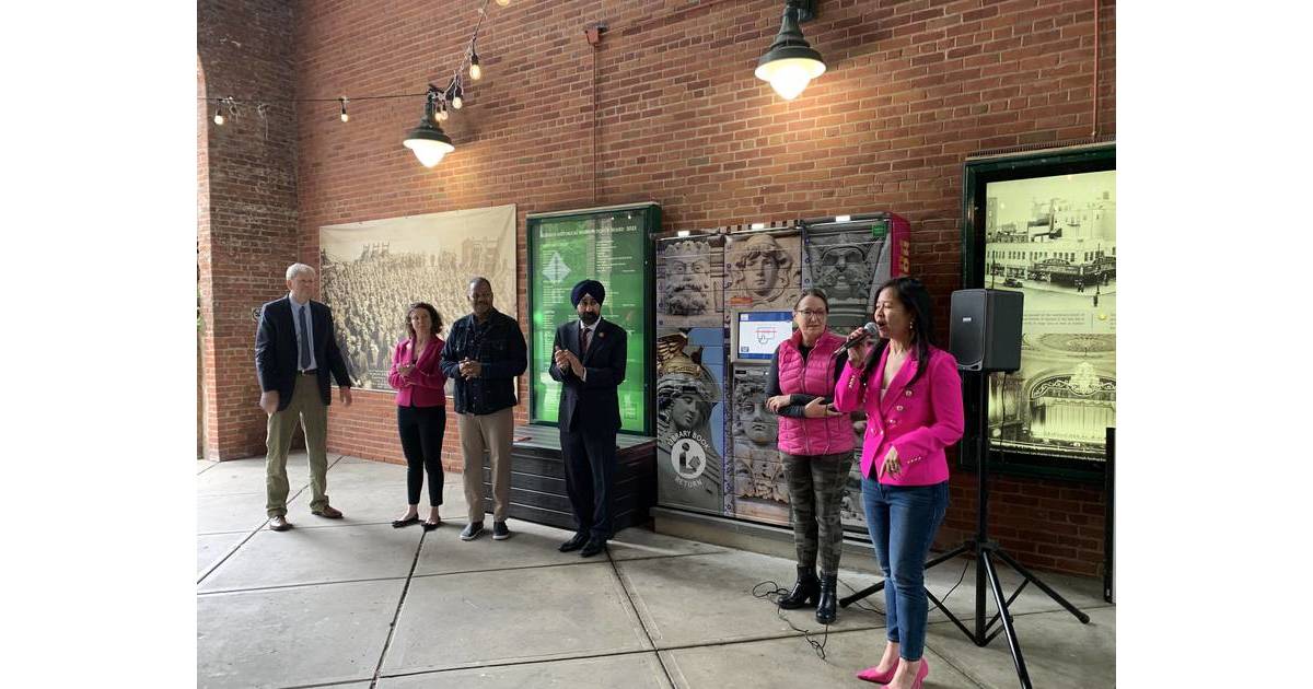 Uptown Hoboken Public Library Locker Unveiled Outside Historical Museum ...