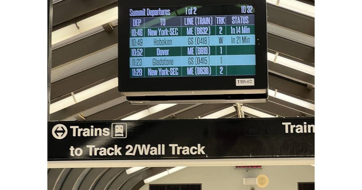 Trains on Time During Tuesday Morning Rush Hour | Summit, NJ News TAPinto