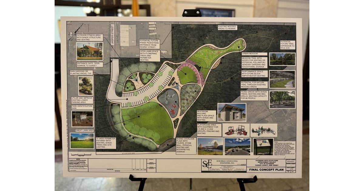 Paterson Unveils Final Design for Paterson Vista State Park | Paterson ...