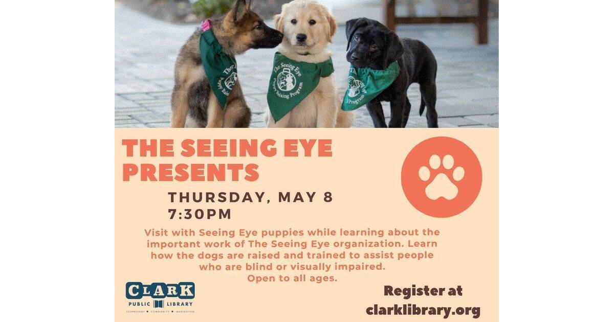 Learn About Seeing Eye Dogs at Clark Public Library | Clark, NJ News ...