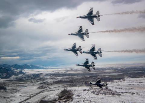 Eyes to the Skies: Air Force Thunderbirds, Navy Blue Angels to Fly Over ...