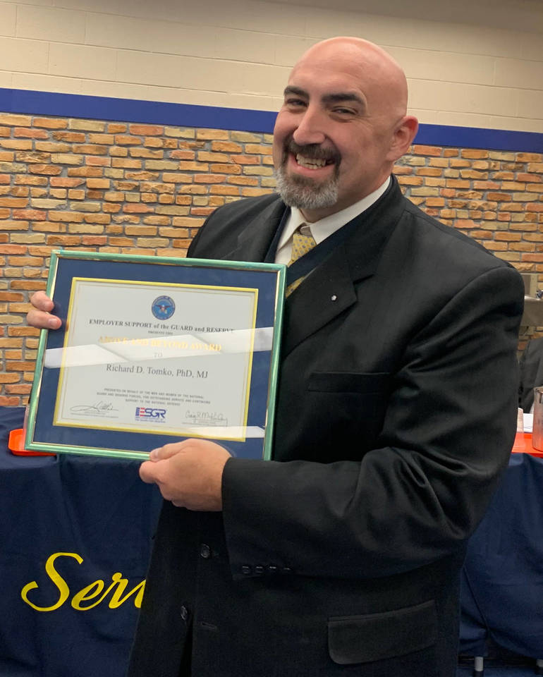 Tomko Receives Above and Beyond Award | TAPinto