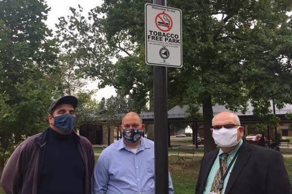 Olean Installs Signs Indicating City Parks Are Smoke-free | Greater ...