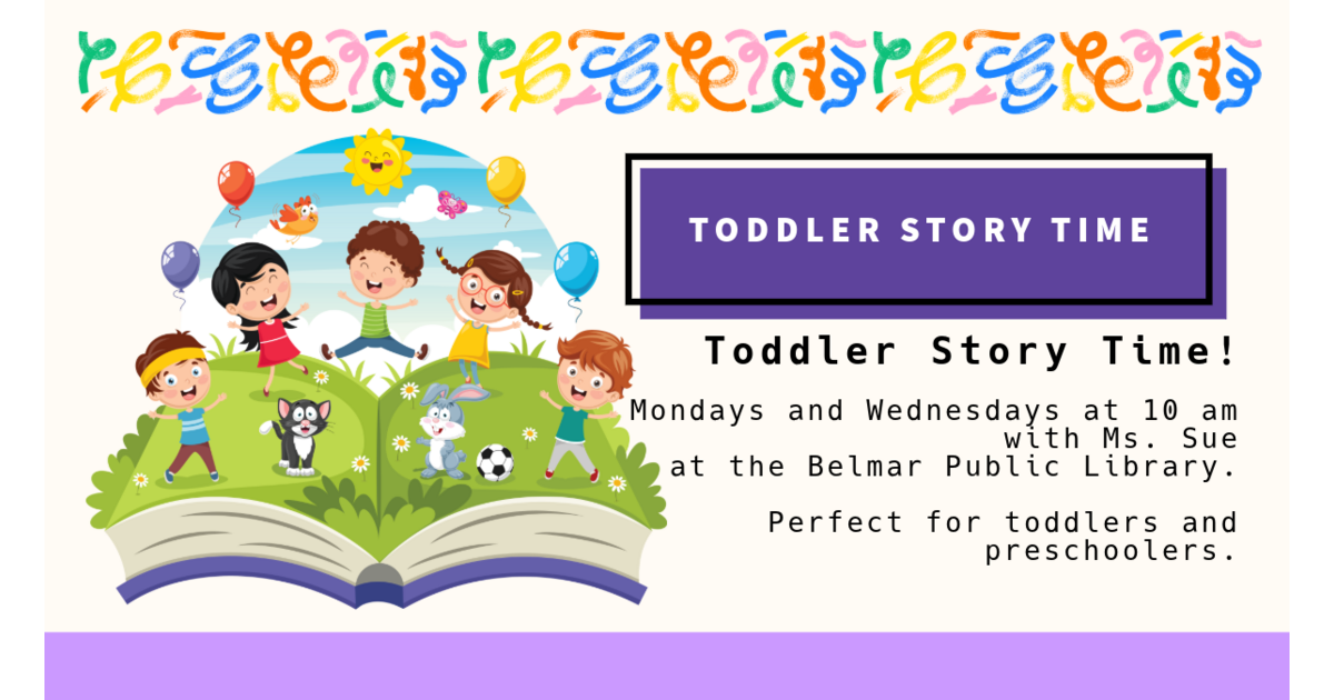 Toddler Story Time Brings Stories, Songs, and Smiles to Belmar Public ...