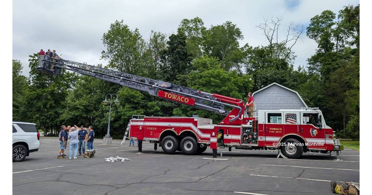 Towaco Fire Department Welcomes New 100-Foot Ladder Truck | Montville, NJ News TAPinto | TAPinto