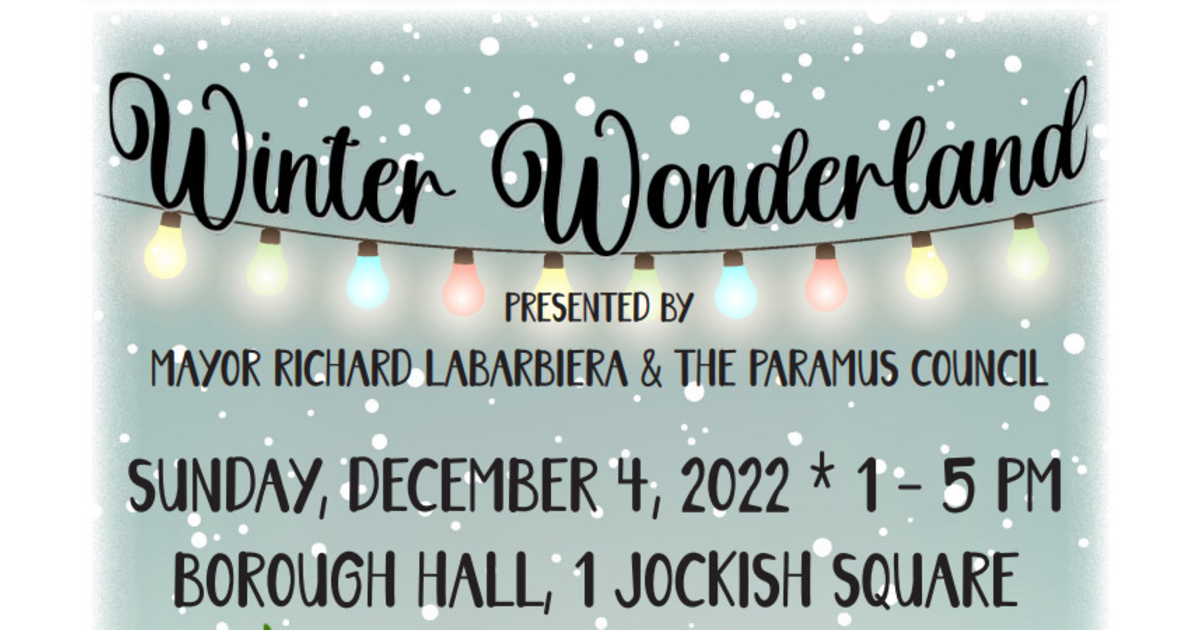 Winter Wonderland: Weather Looks Great! | Paramus, NJ News TAPinto