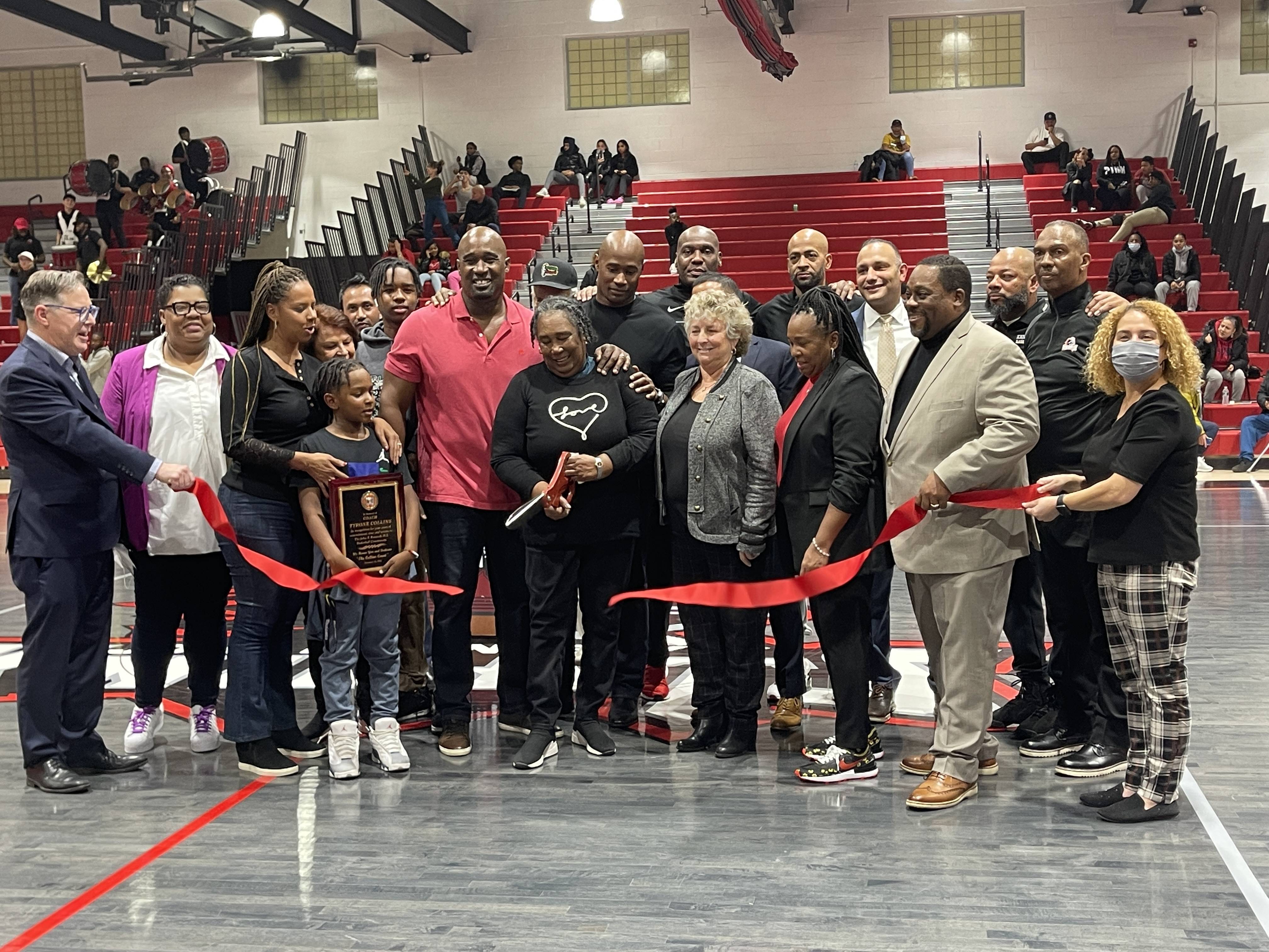 Paterson Public Schools Celebrate Opening of Tyrone Collins Gymnasium ...