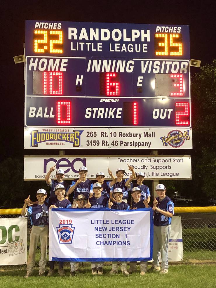 Sparta Little League U12 All Stars Play for NJ Title - TAPinto