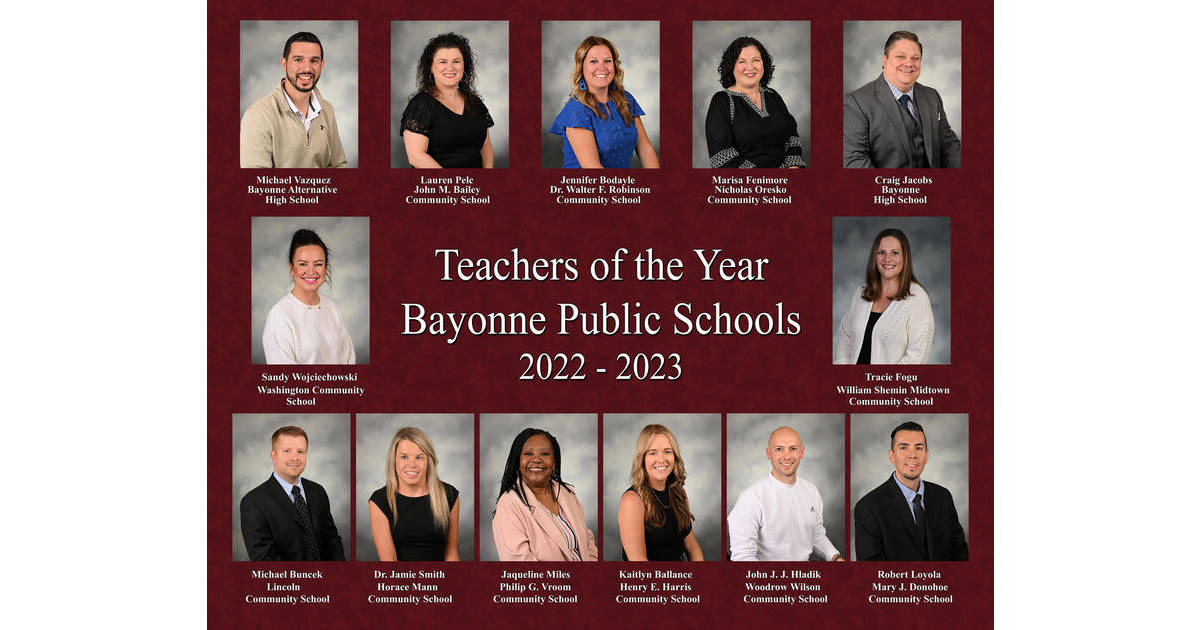 Bayonne Teachers of the Year to be Honored at Annual Dinner | Bayonne, NJ News TAPinto | TAPinto