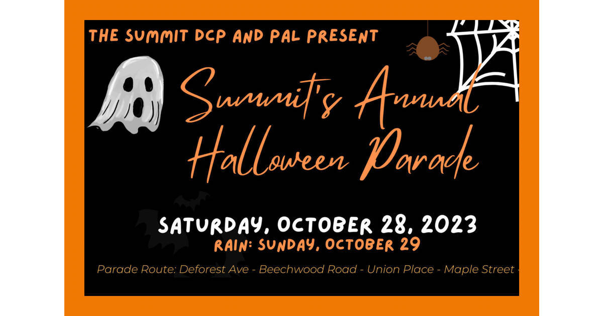 Summit's Annual Halloween Parade Set for Oct. 28 | Summit, NJ News TAPinto