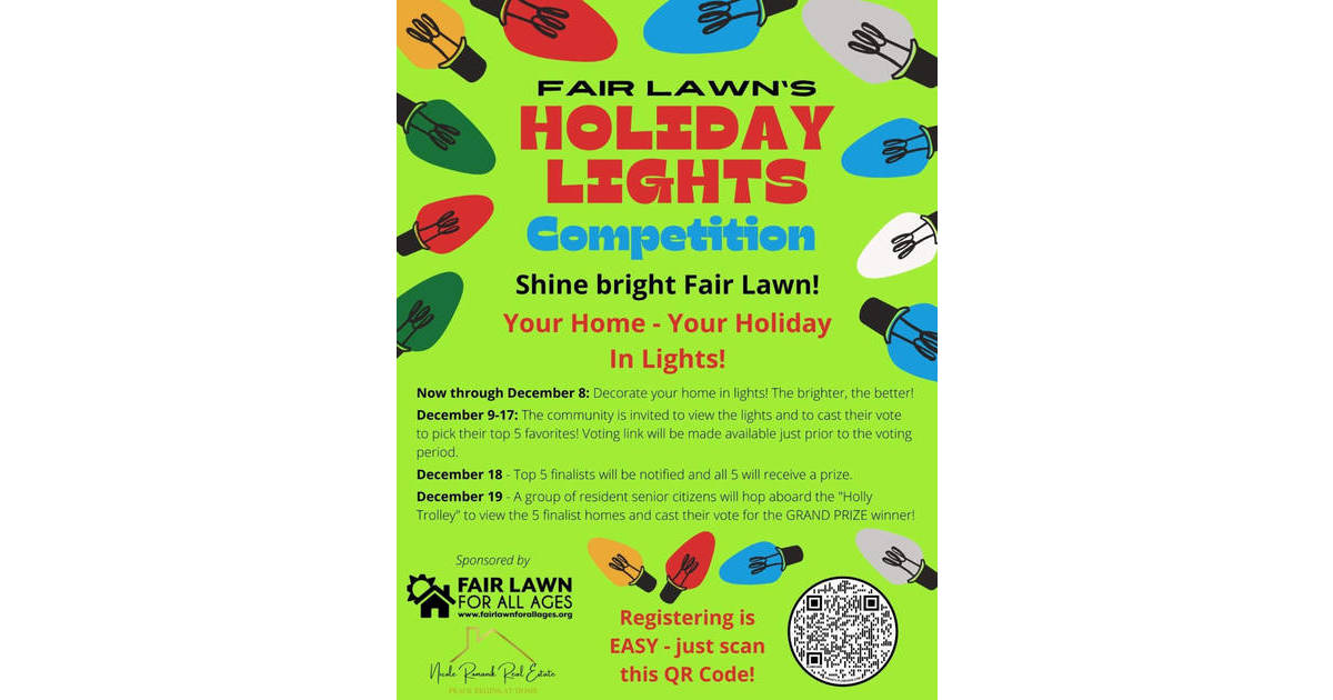 Fair Lawn Holiday Lights Competition: Give Great Light, Win a Prize ...
