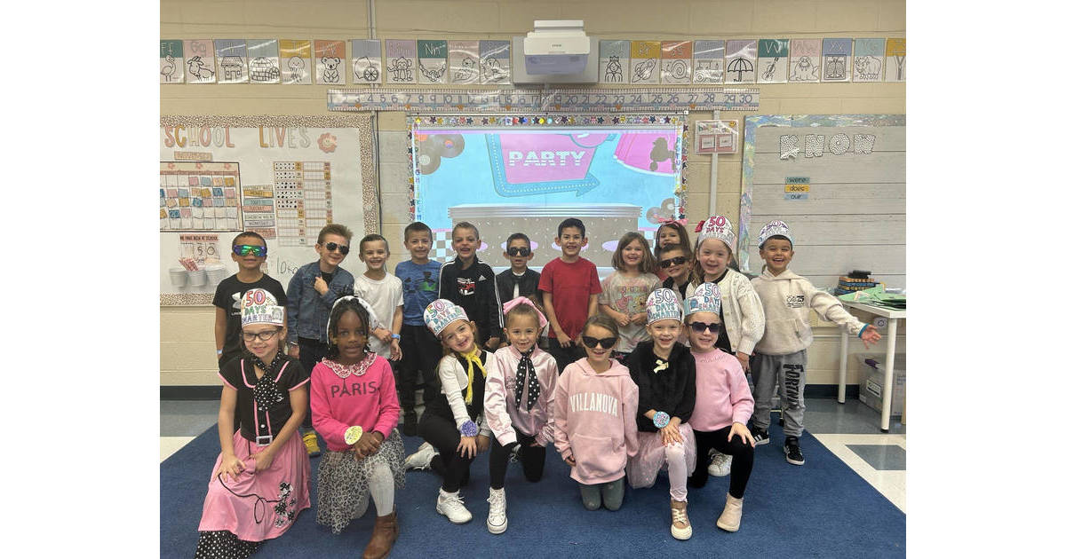 Clark's Hehnly Students Celebrate 50th Day of School by Going Back in ...