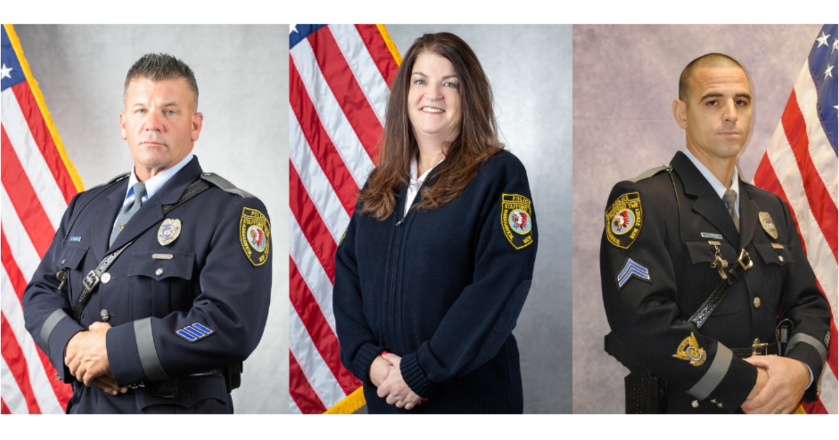 Stafford Township Police Honor Three Retirees for Decades of Service ...