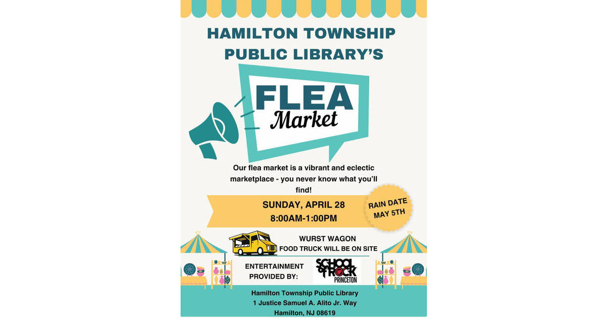Hamilton Township Public Library to Host Flea Market Sunday | Hamilton ...