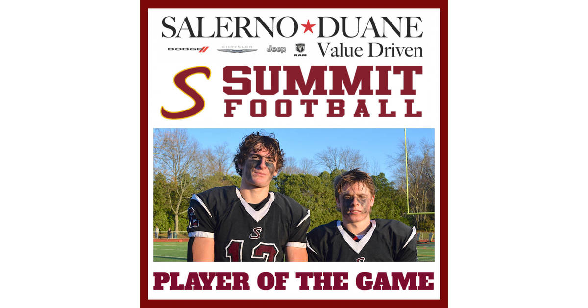 Luke Harris and Tyler Kessel Named 'Salerno Duane Summit Football ...