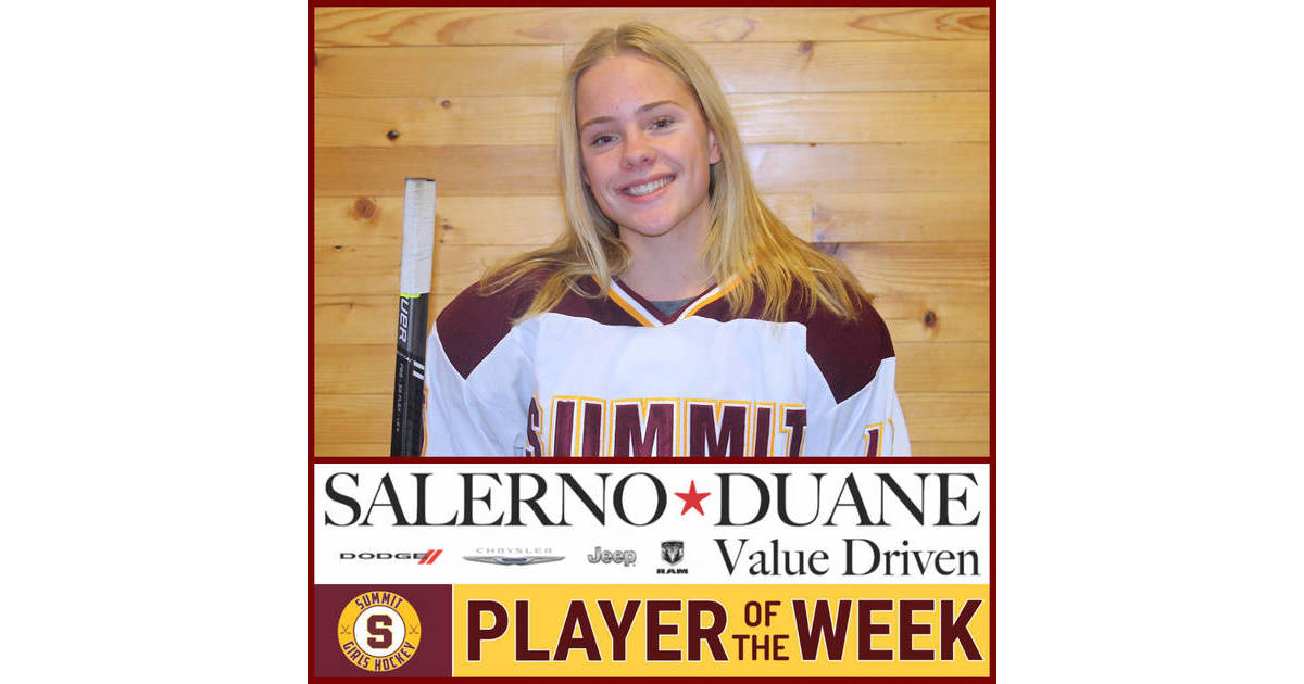 Charlotte Zahn Named Salerno Duane Summit Girls Ice Hockey Player of ...