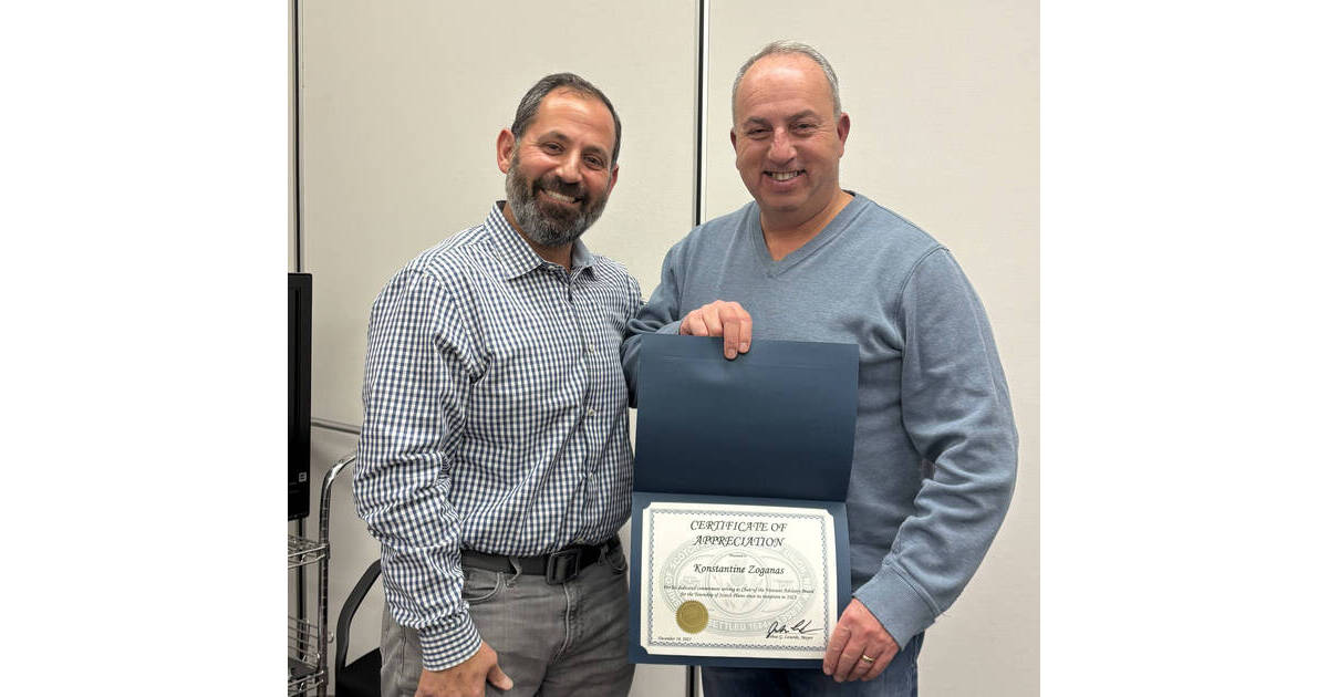 Scotch Plains Thanks Veterans Advisory Leader Kon Zoganas for His ...