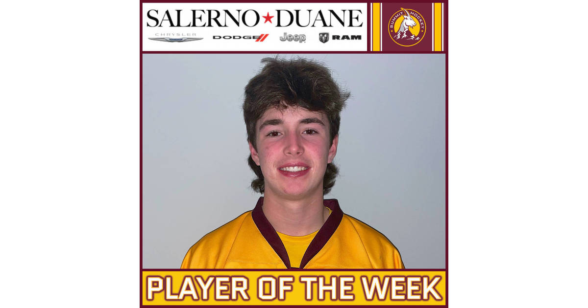 Daniel Flaim Named Salerno Duane Summit Boys Hockey Player of the Week ...