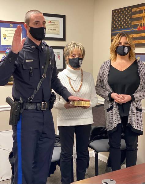 Ocean Township’s Newest Police Officer Sworn in at Virtual Meeting ...