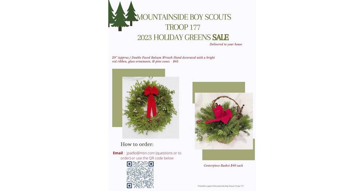 Support Boy Scout Troop 177 Wreath Sale | Mountainside, NJ News TAPinto