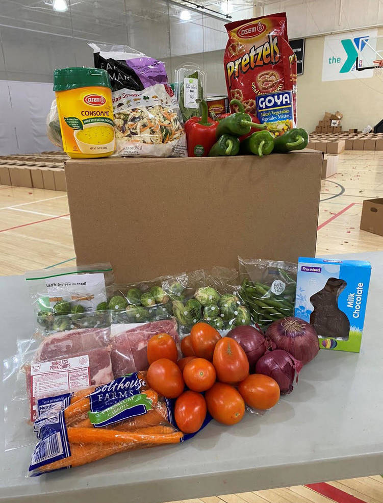WIN Food Pantry Distributes Food from YMCA and Community Food Bank ...