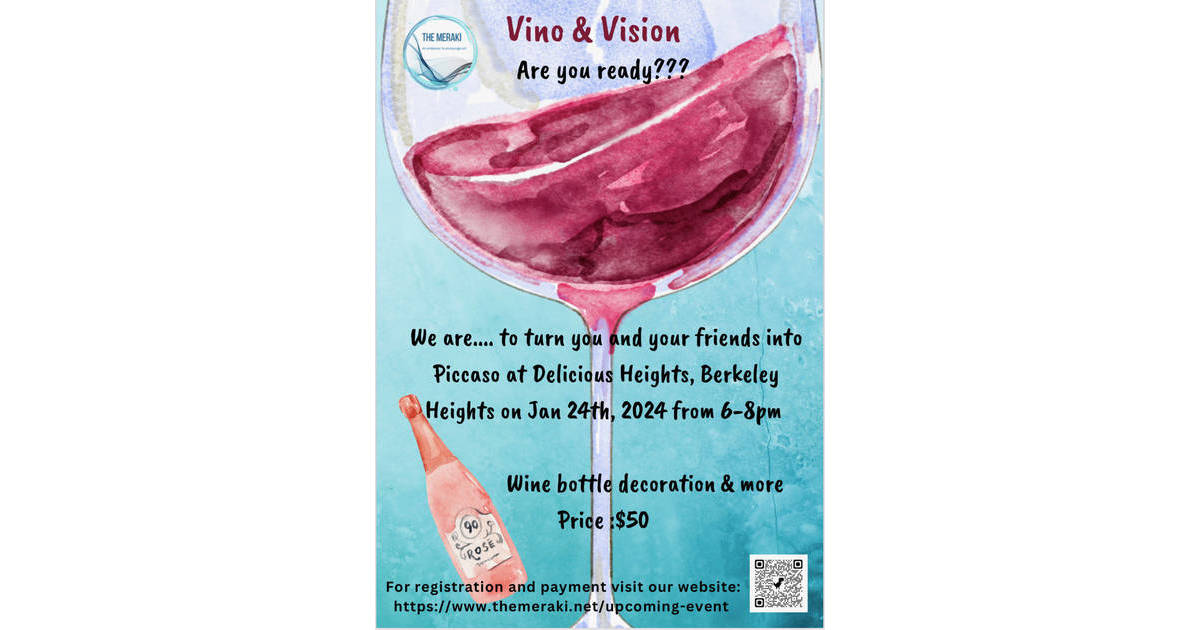 Unleash Your Creativity at "Vino & Vision": The Meraki's Exclusive Wine ...