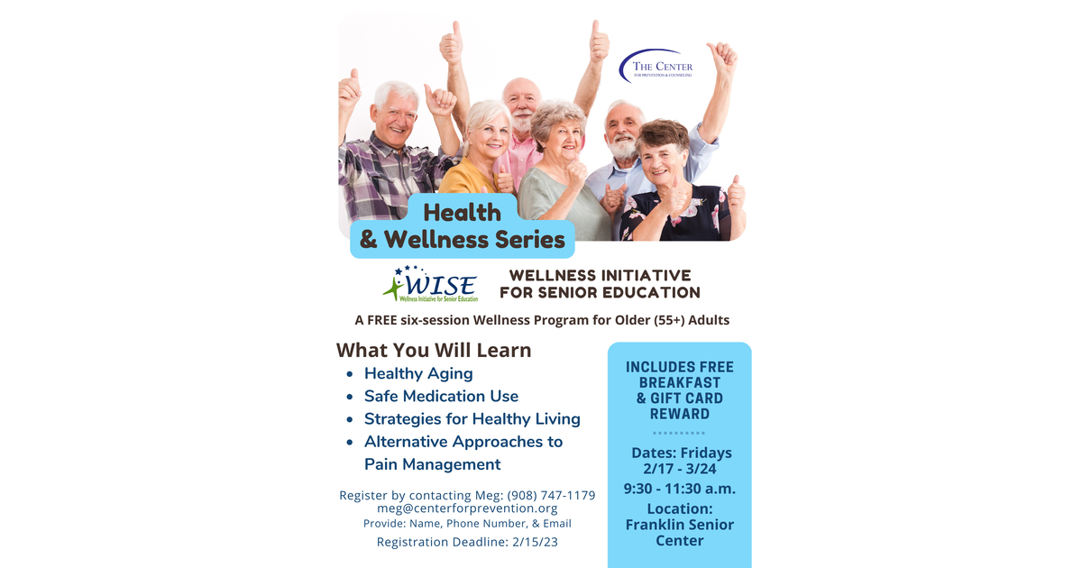 Free Senior Health & Wellness Education | Newton, NJ News TAPinto
